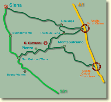 Villas in Tuscany - Tra Pienza e Montepulciano - Siena - Toscana